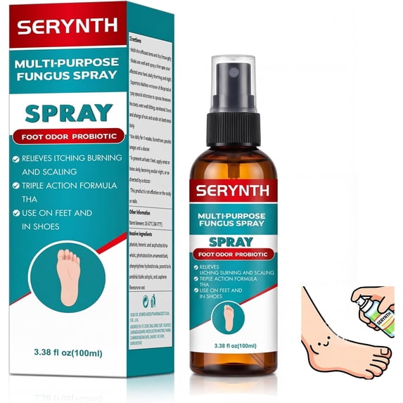Foot Spray Antifungal,Oilcertified by NDC Clinical Trials,Odor ...