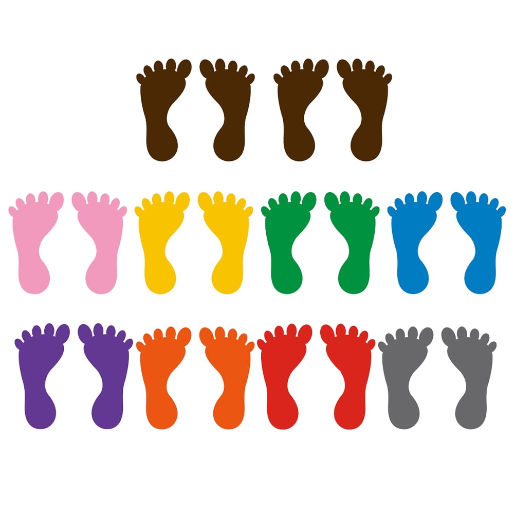 Foot Stickers PVC Footprint Stickerrs Kindergarten Activity Supplies ...