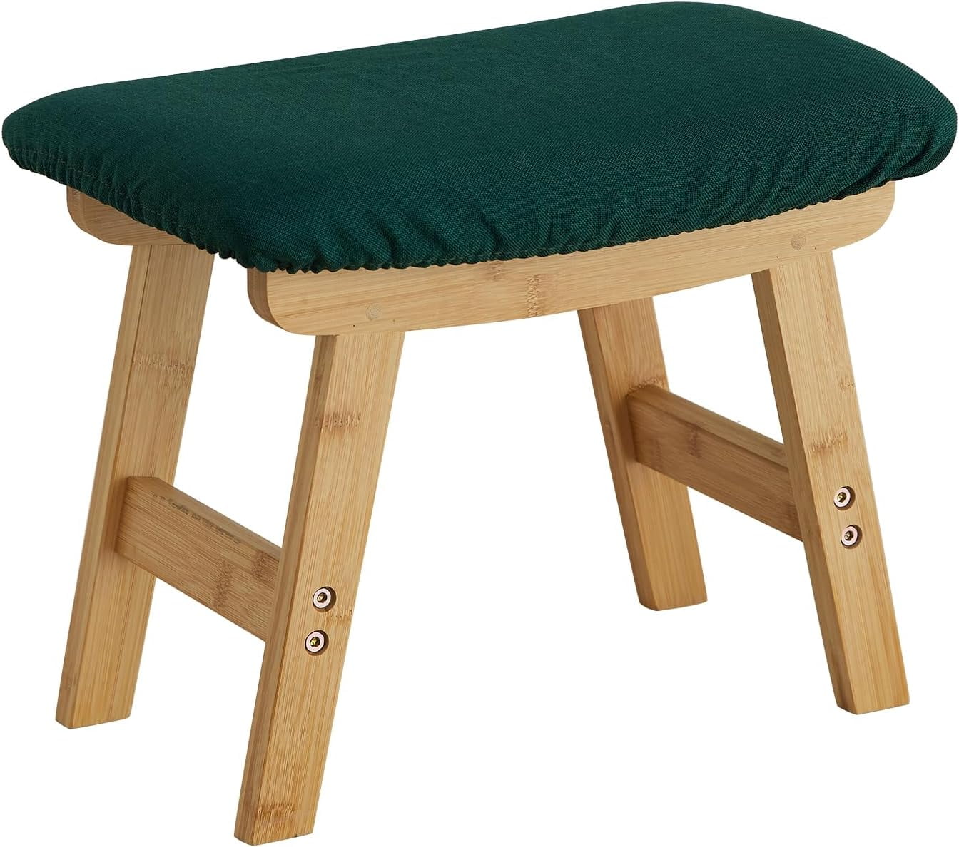 Foot Stool,Ottoman Foot Rest,Bamboo Foot Stool Under Desk,Small Stool ...