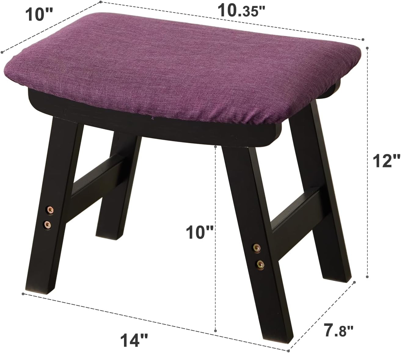 Foot Stool,Ottoman and Footstool,Small Sofa Foot Rest,Bamboo Foot Stool ...