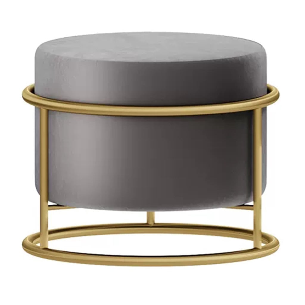 Foot Stool Ottoman,Round Footstool For Couch, Desk Soft Step Stool ...