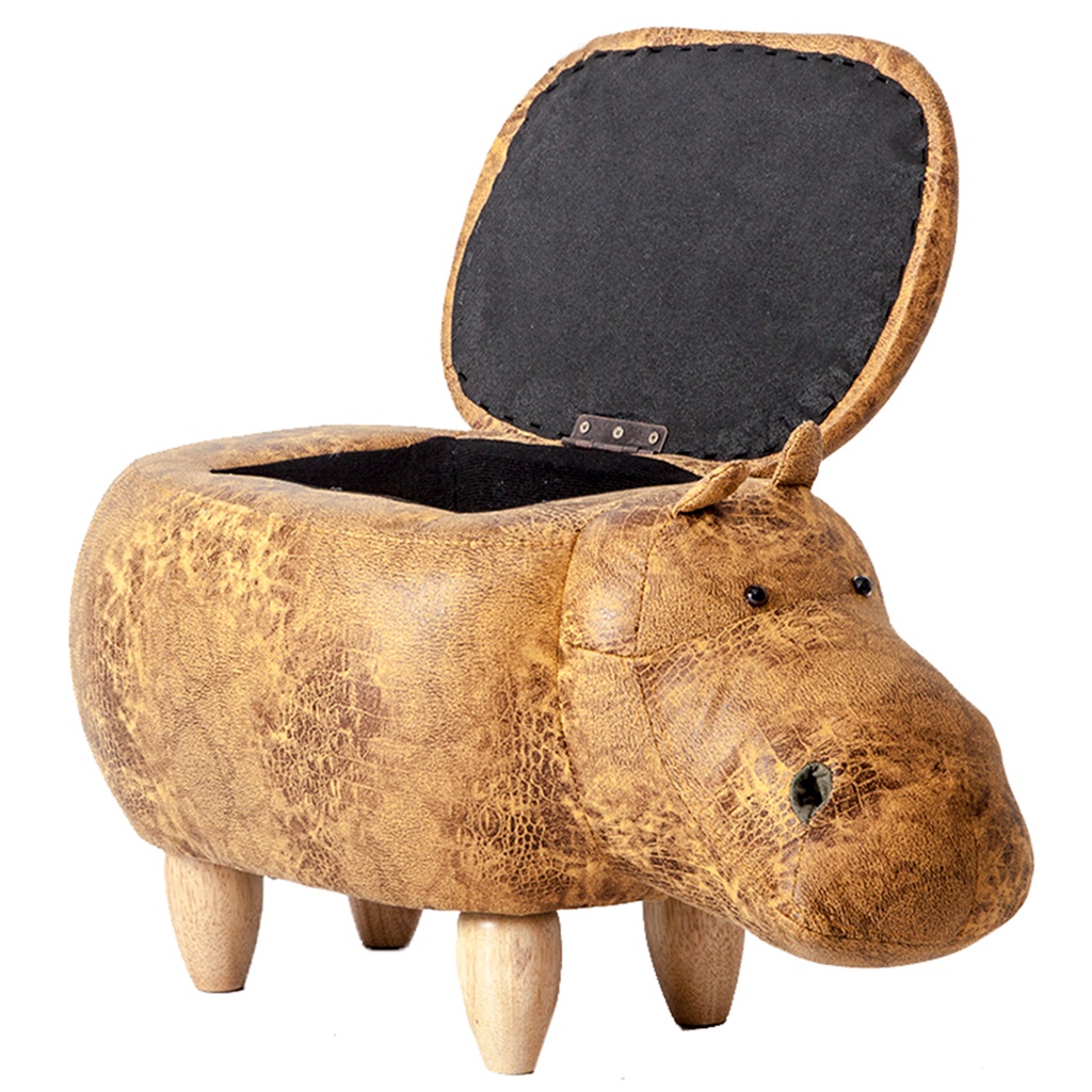 Foot Stool With Storage, Animal Footrest For Couch, Creative Footstool ...