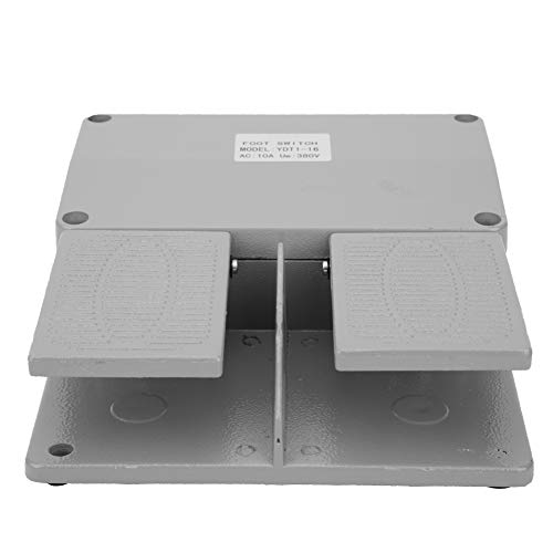 Foot Switch,Dual Foot Pedal Switch,Momentary Foot Operated Pedal ...