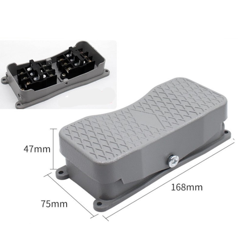 Foot Switch Pedal Push Button Controller YDT1-20 101 Reverse with Case ...