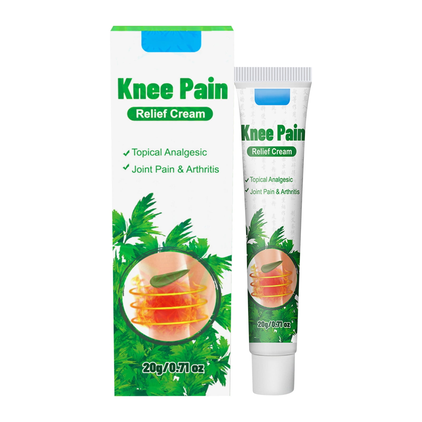 Foot Treatment Mugwort Knee Cream Joint Care Massage Cream 20g for ...