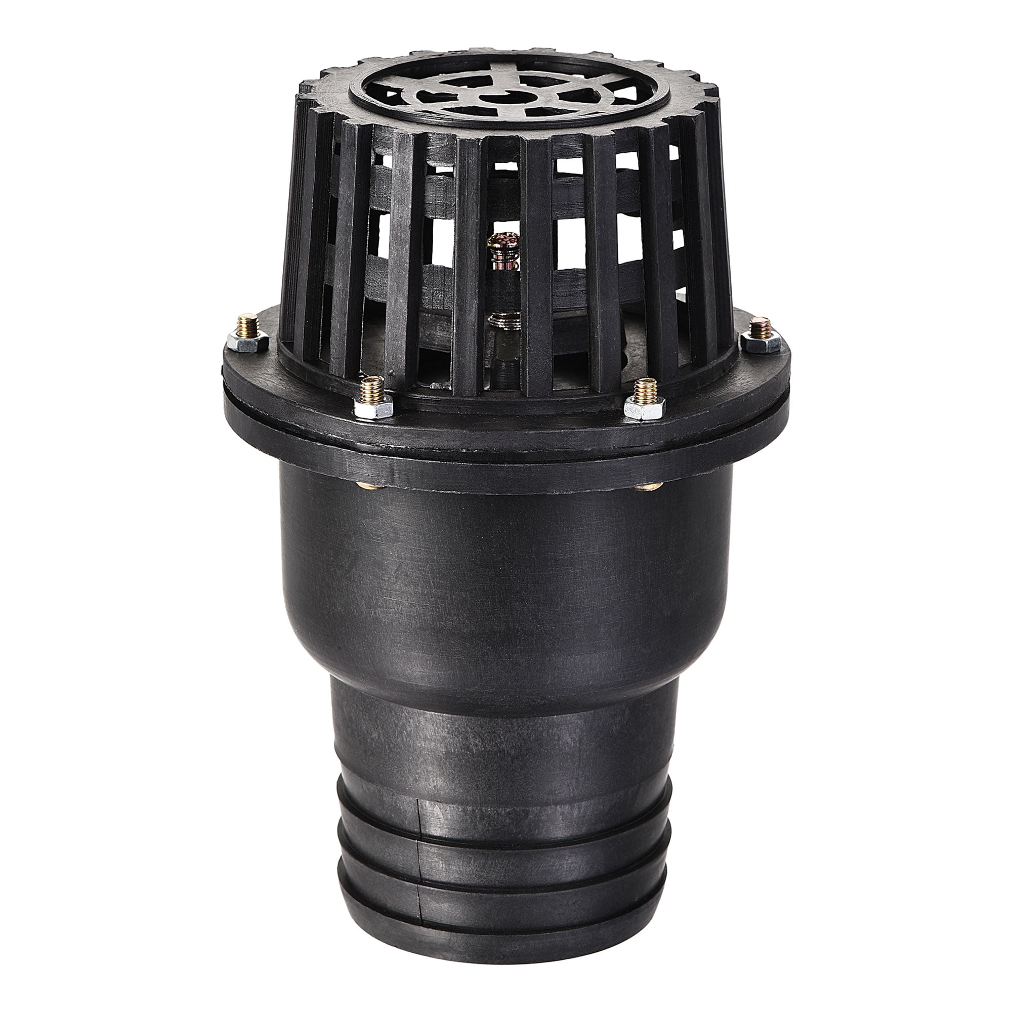 Foot Valve, 73.2mm Barb Filter Strainer Check Valve for Home Garden ...