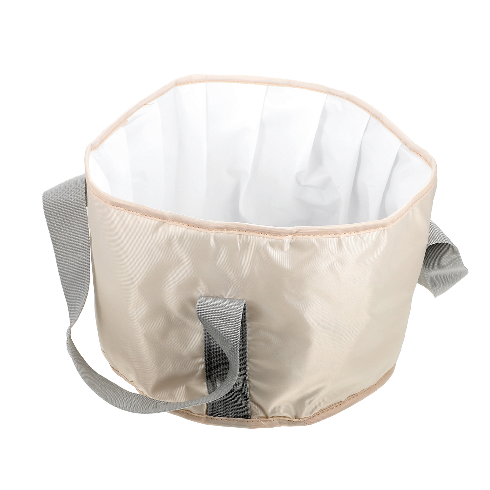 Masteelf Portable Foot Bath Basin for Home Use Reinforced Sewing Beige ...