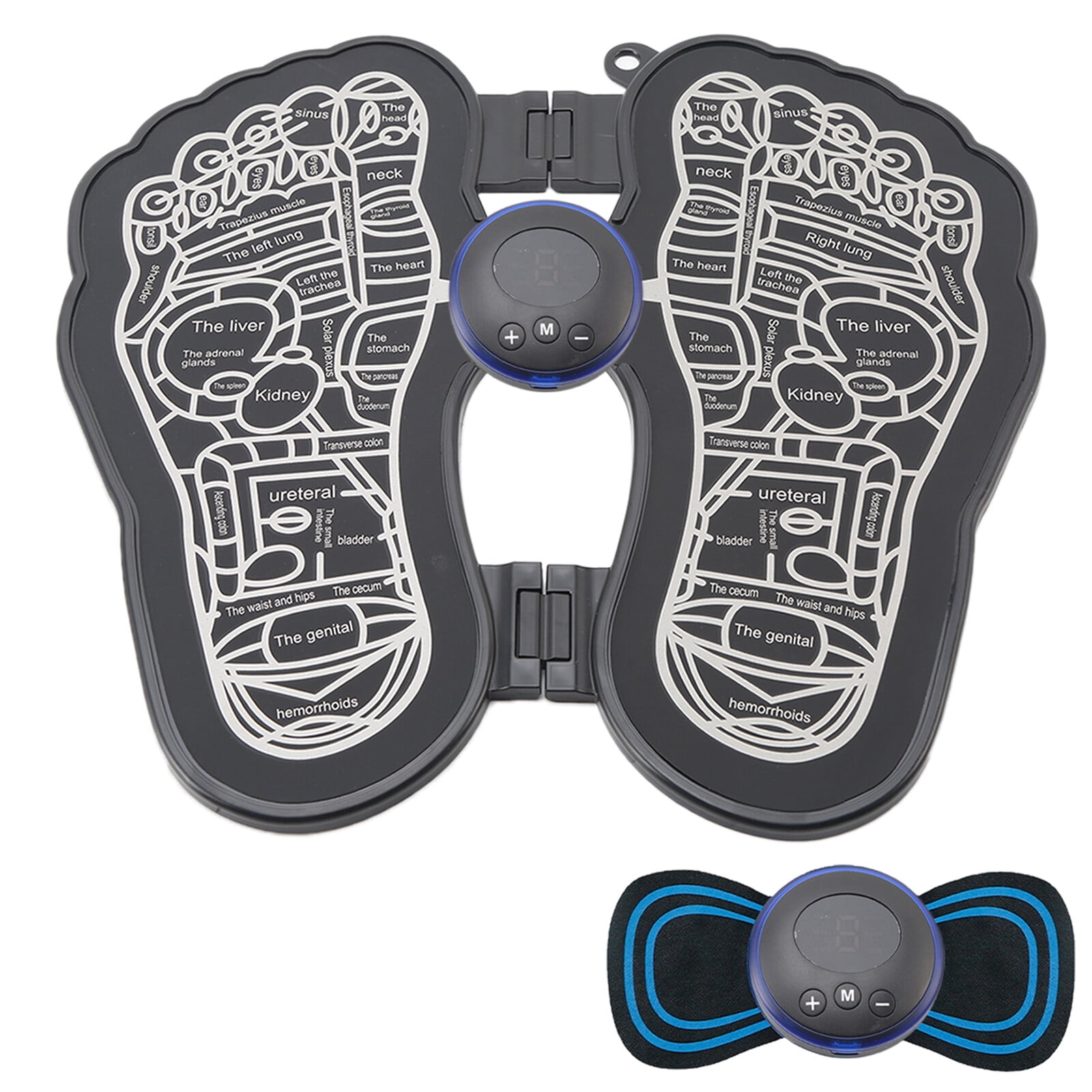 Foot Acupoint Massage Pad Ems Stimulation Foot Stimulator Massager Mat