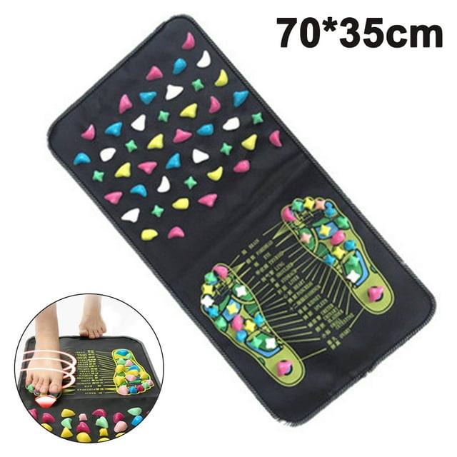 Foot massage mat，Reflexology Mat Walk Foot Leg Pain Relieve Relief Walk ...