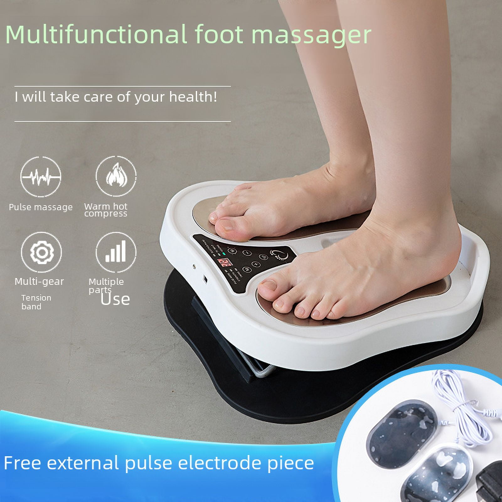 Foot massager heating pulse stretch board intelligent massage ...