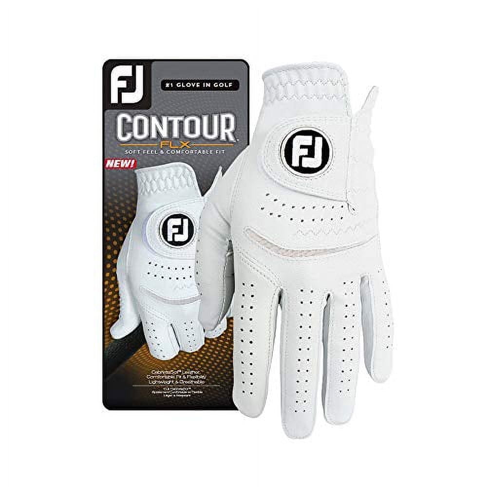 FootJoy, Men's Contour FLX Golf Glove, Small, Worn on Left Hand ...