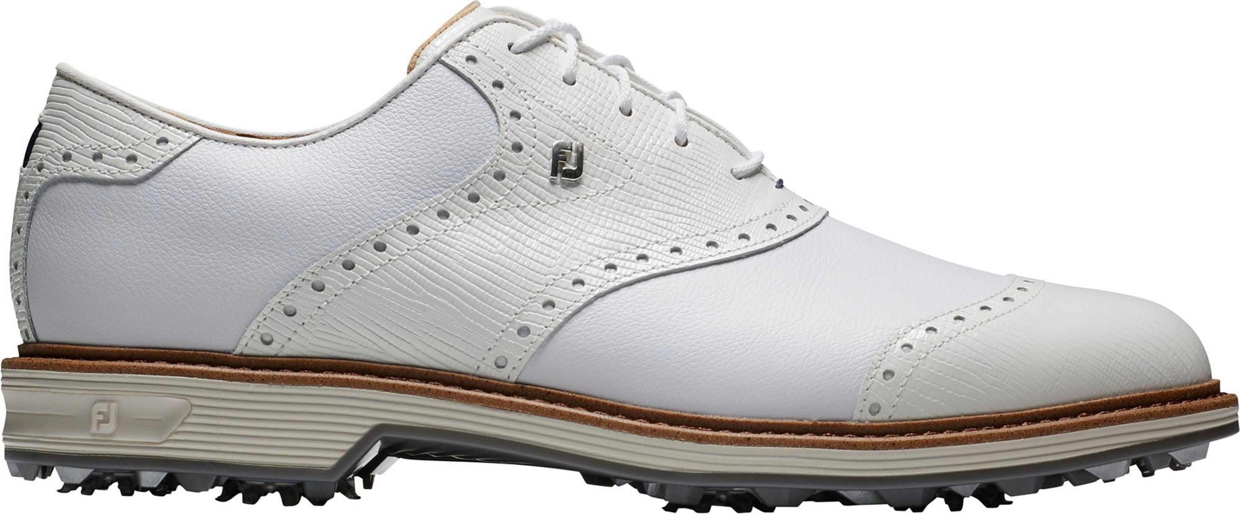 FootJoy Men's DryJoys Premiere Wilcox Golf Shoes (White/White, 13 D US ...