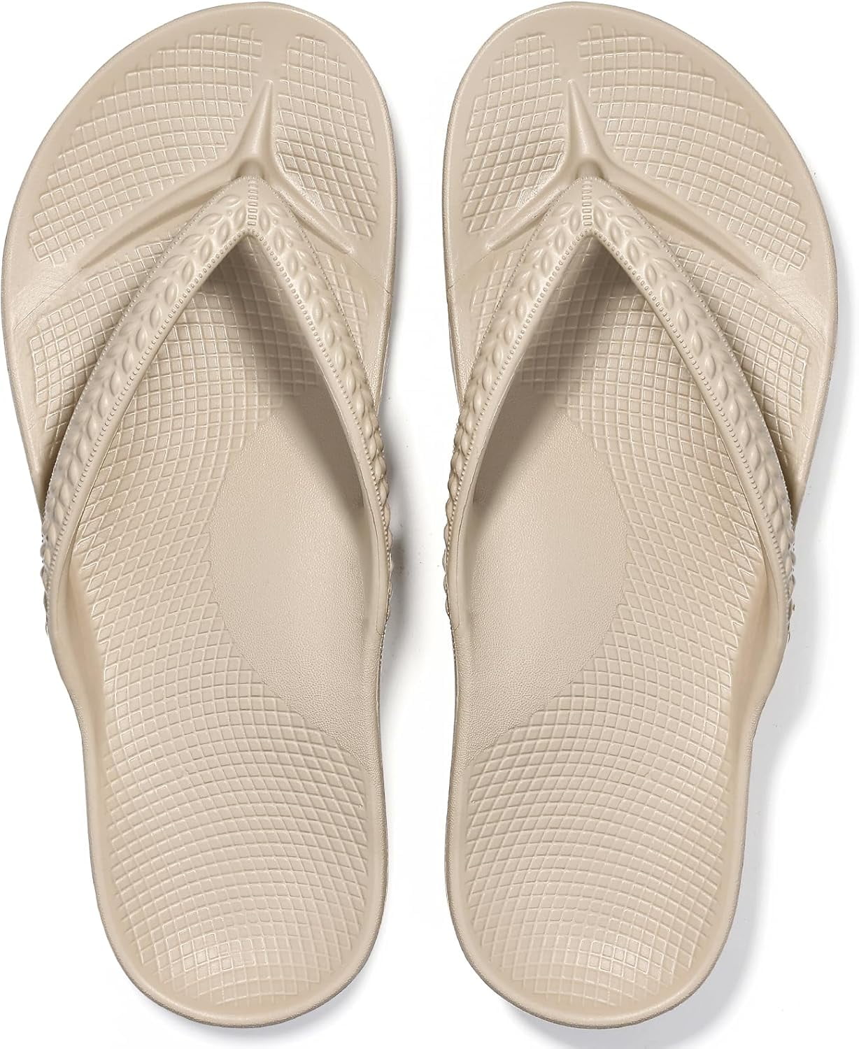 FootRelief Women's Supportive Thong Sandals, Comfortable Beach Slides ...