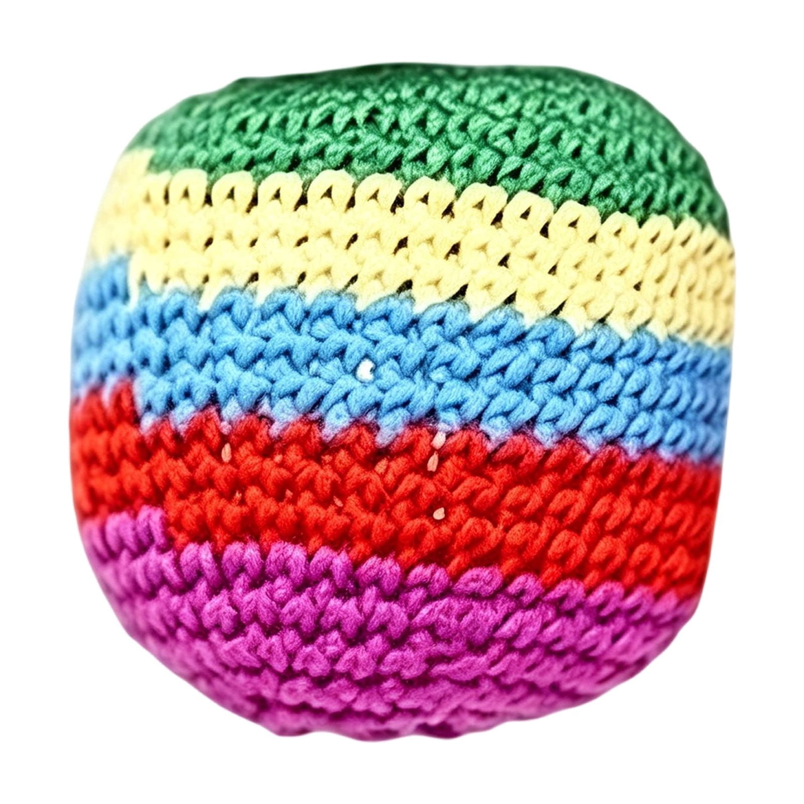 Footbag, Handmade Knitted , Sensory Ball for All Ages, Small Single ...