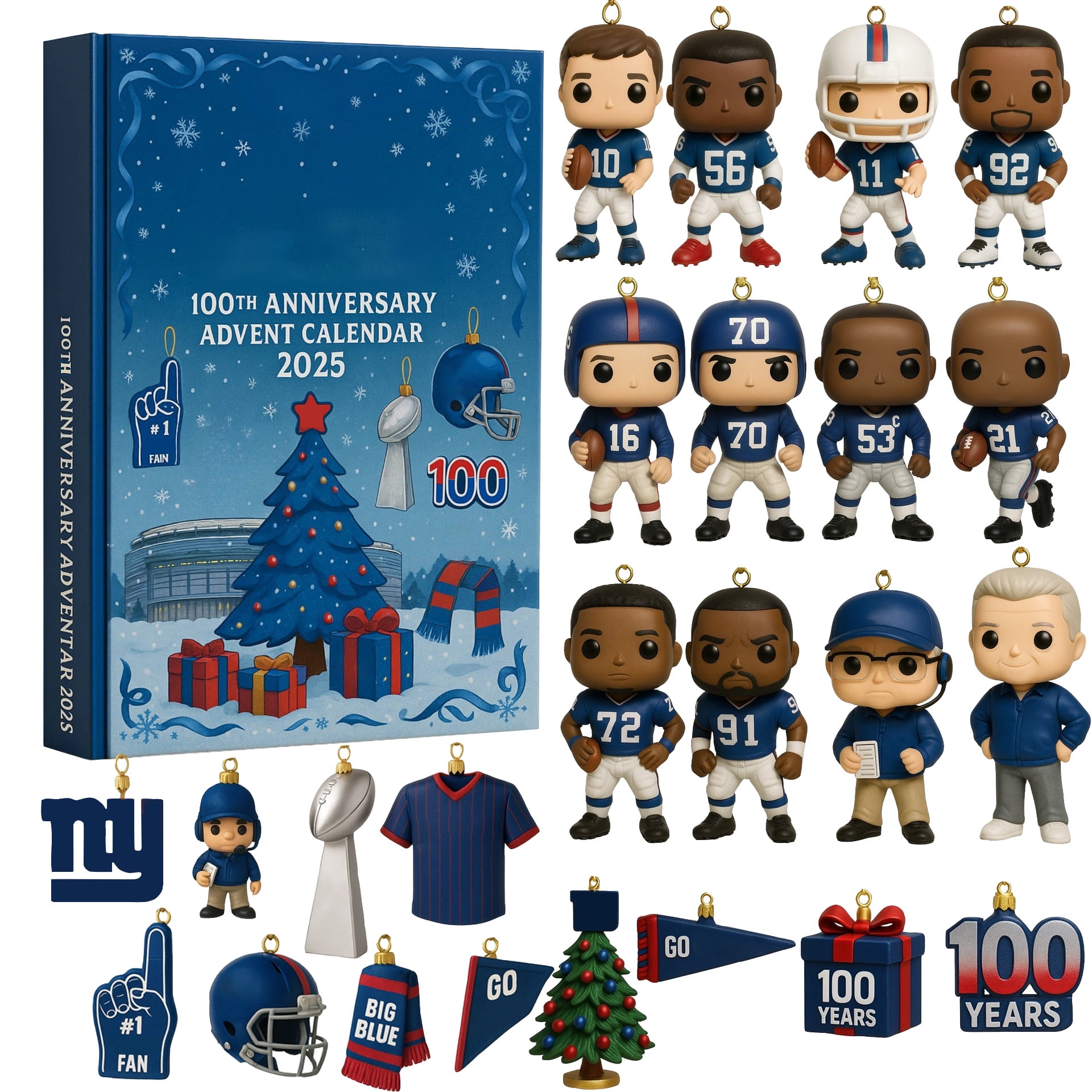 Football 100th Anniversary Advent Calendar 2025 · 24-Day Countdown with ...