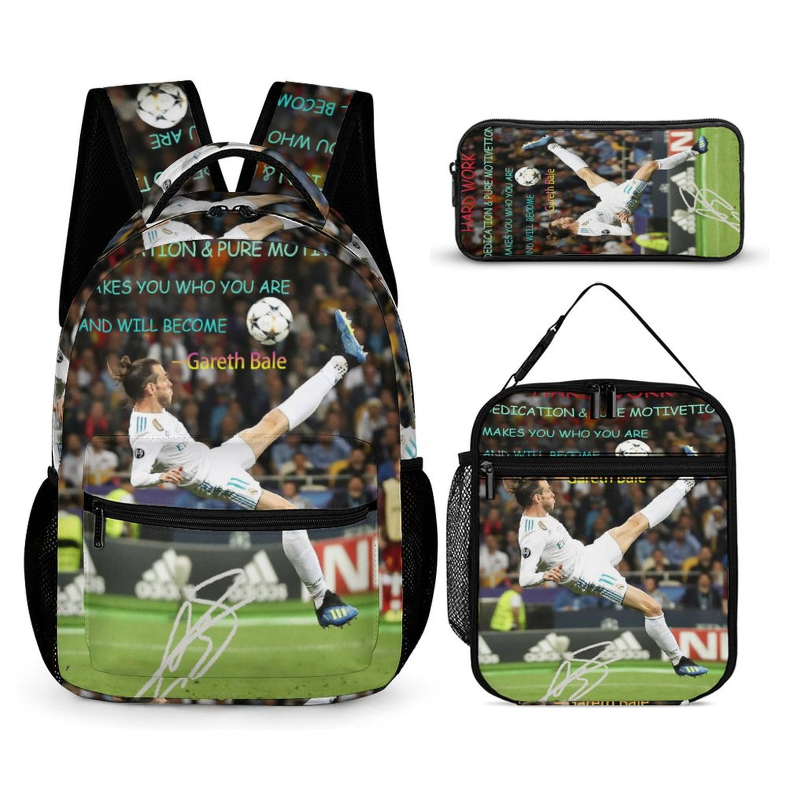 Football (2) Lightweight Laptop Travel Backpack For Adults Work Camping ...