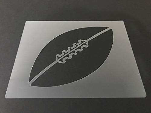 Football #3 Stencil Reusable 10 mil Thick 8in x 10.5in sheet - Walmart.com