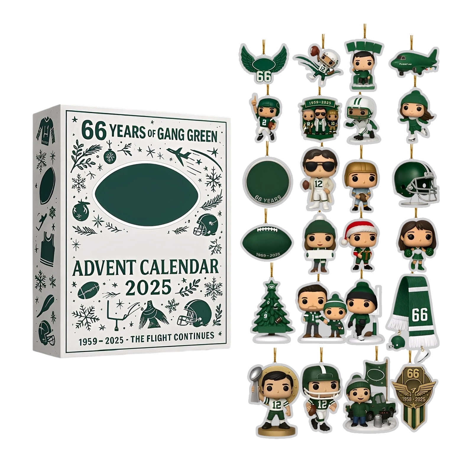 Football 66th Anniversary Advent Calendar 2025 – 24 Collectible Figures ...