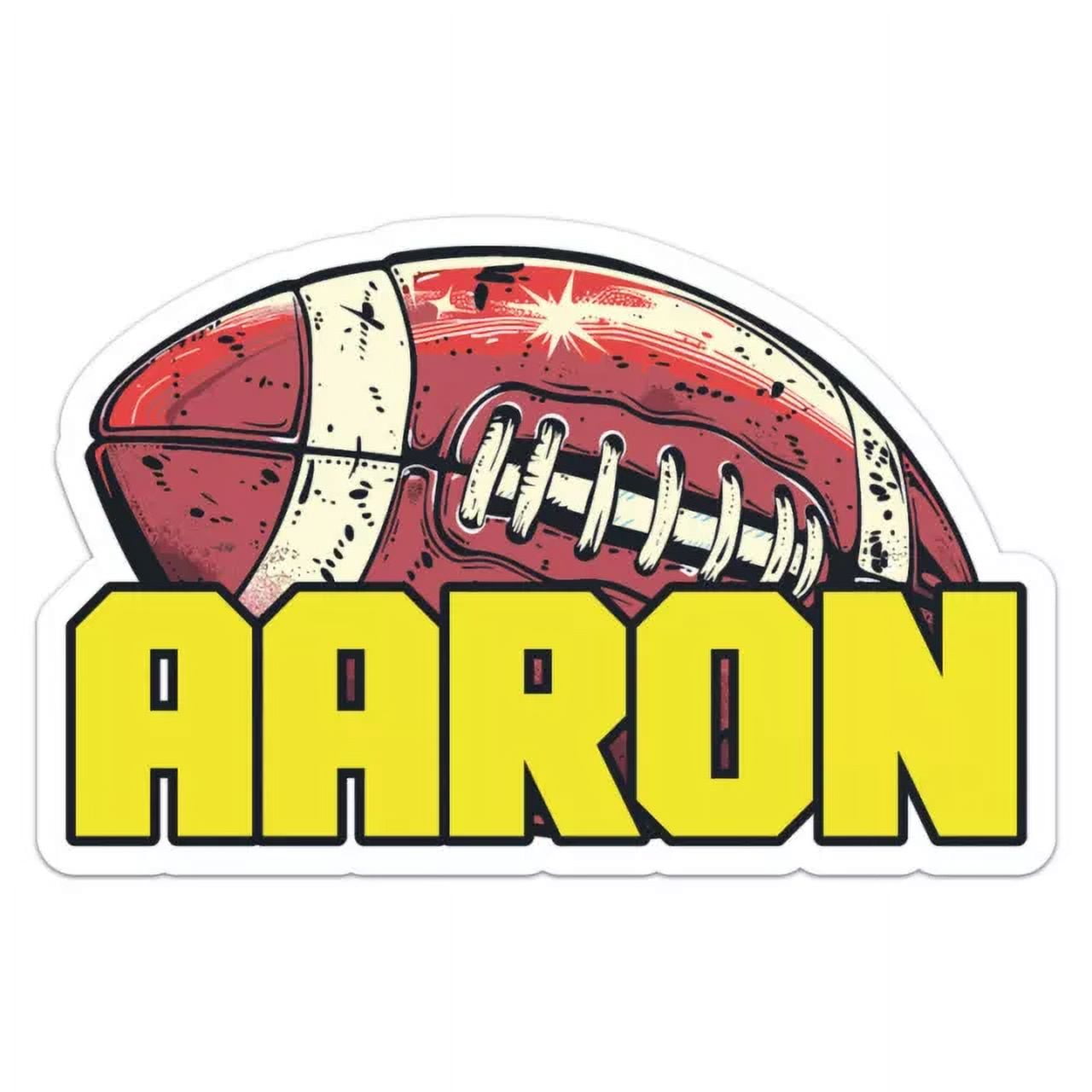 Football Aaron Sticker Phone Decal Water Bottle Stickers Car Decals ...