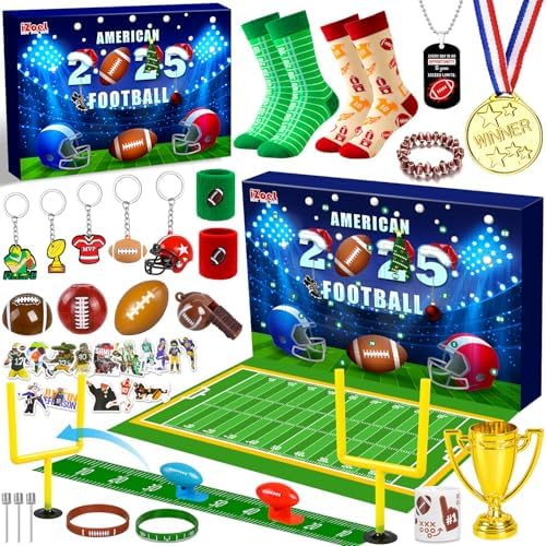 Football Advent Calendar 2025 for Kids – 24 Days of American Football ...