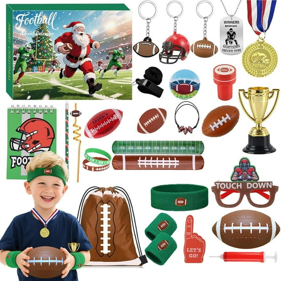 Football Advent Calendar,Christmas Stocking Stuffers White Elephant ...
