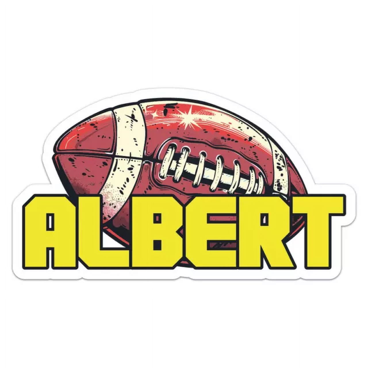 Football Albert Sticker Phone Decal Water Bottle Stickers Car Decals ...