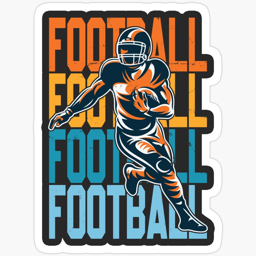 Football American Football Sticker Baseball Sticker, Football Sticker ...