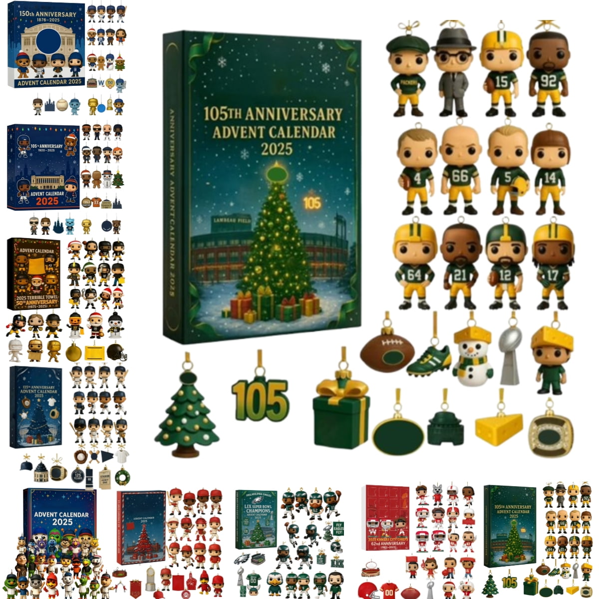 Football Anniversary 105th Advent Calendar 2025 24-Day Countdown Advent ...