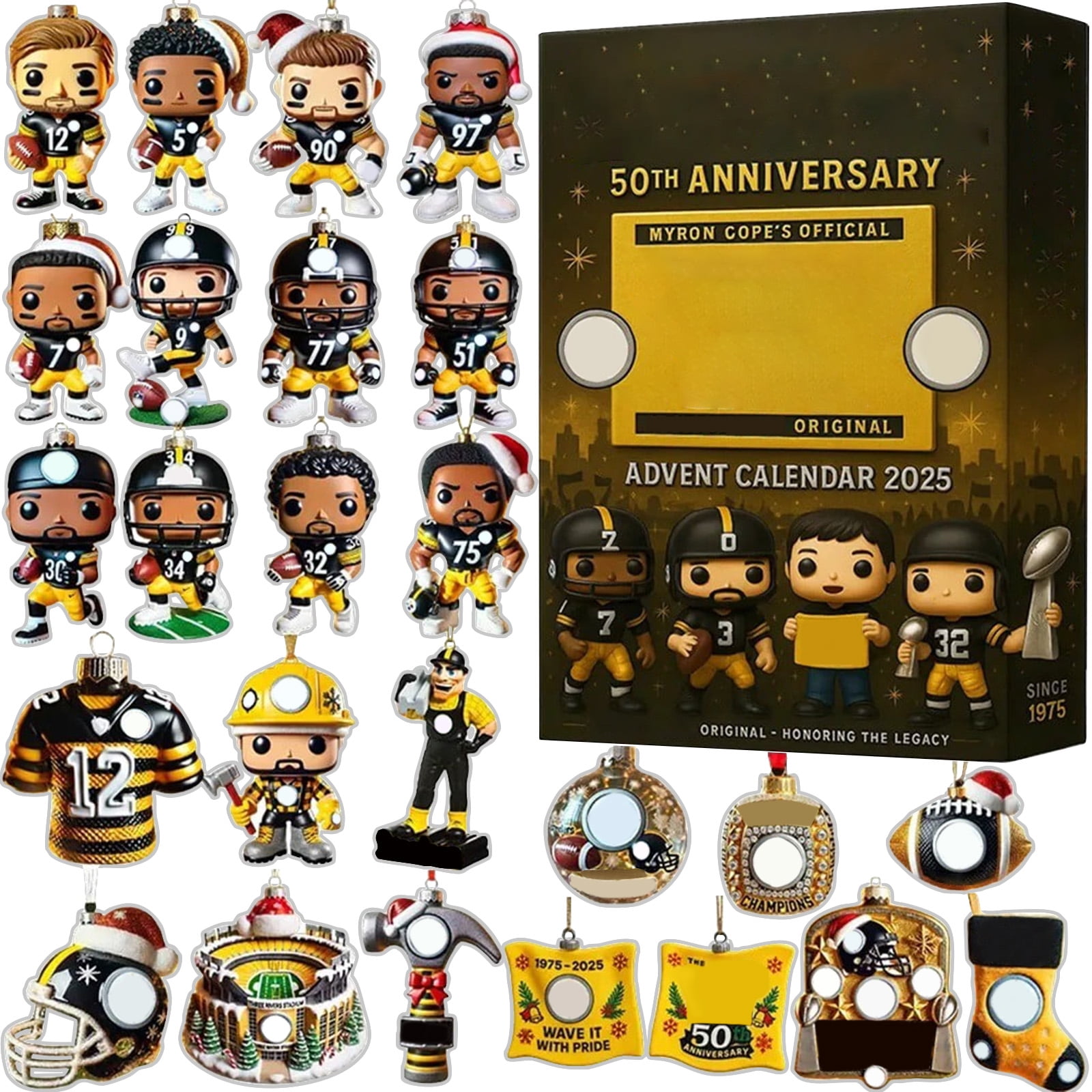 Football Anniversary Advent Calendar 2025 – 24 Collectible Figures ...
