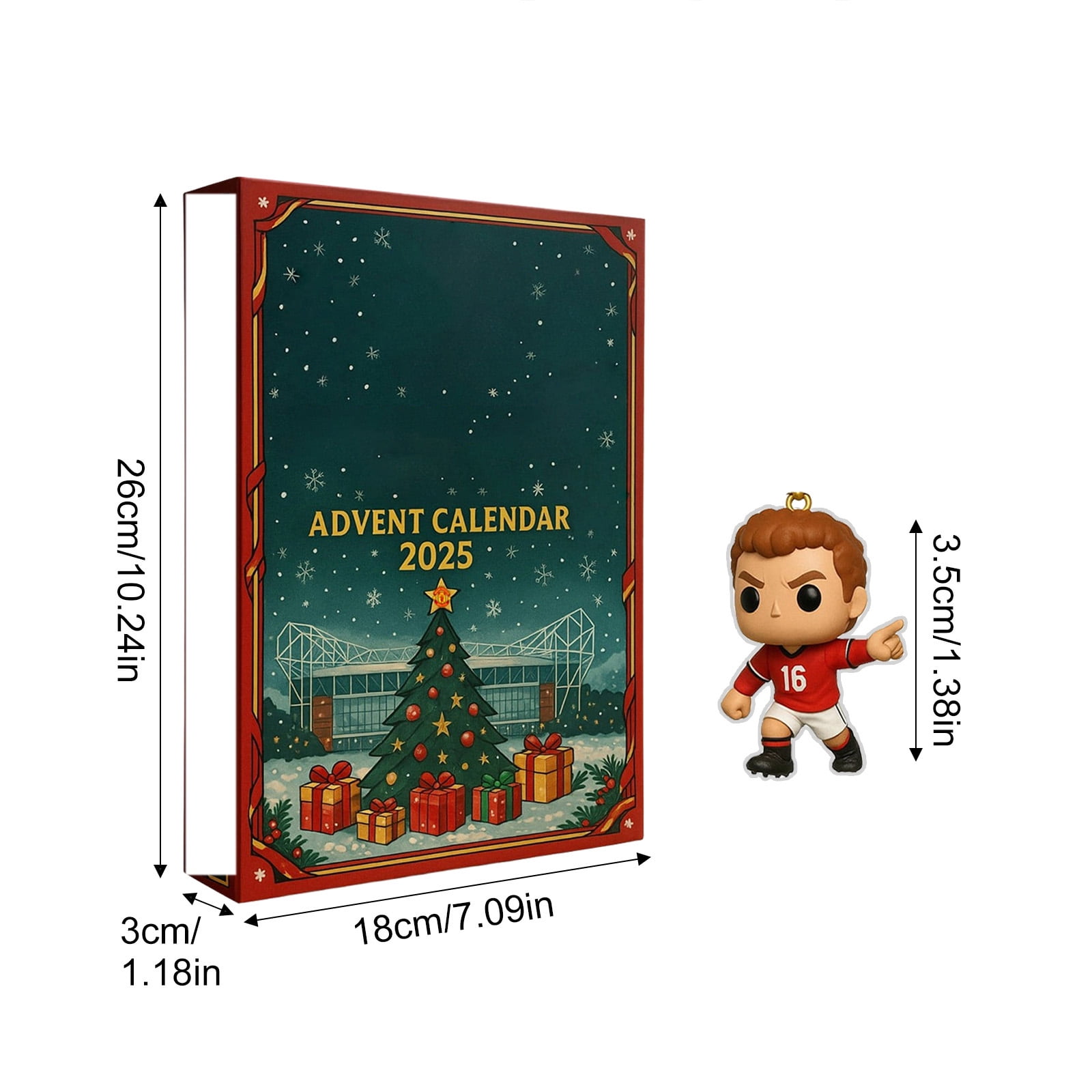 Football Anniversary Advent Calendar 2025, 24-Day Holiday Countdown ...