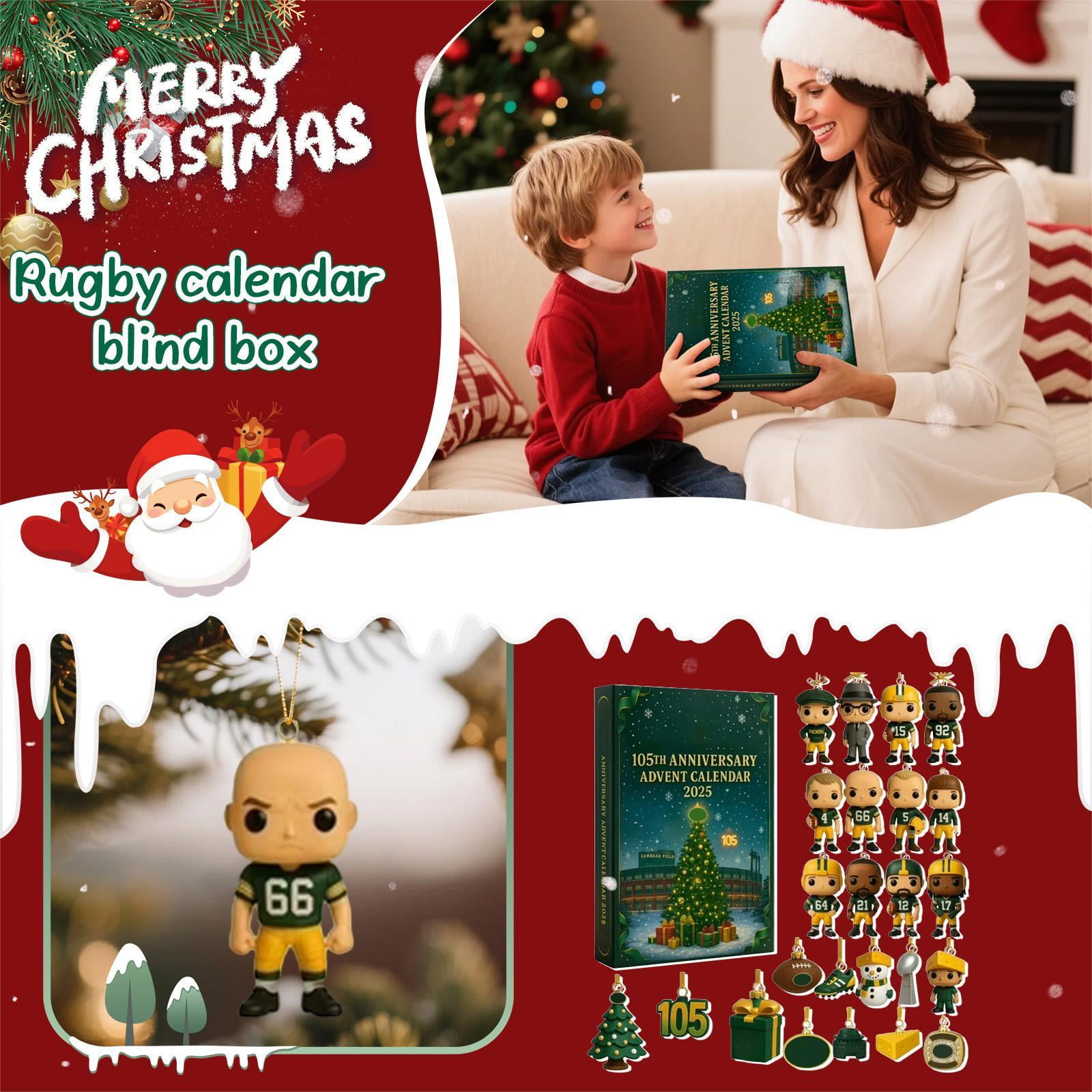 Football Anniversary Advent Calendar 2025, Team Mascots Countdown ...