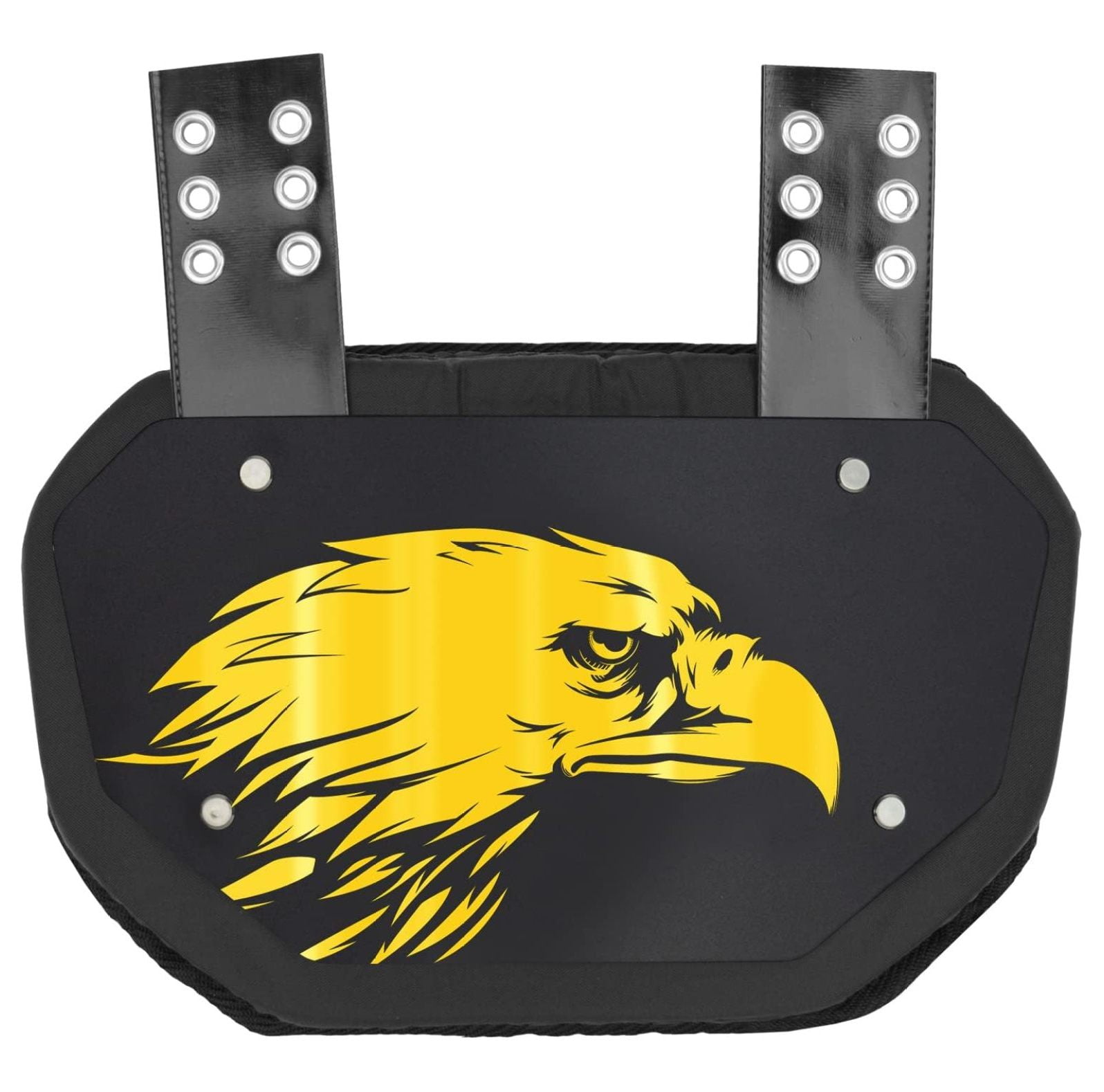 Football Back Plate for Shoulder Pads - Universal Fit Lower Back Pad ...