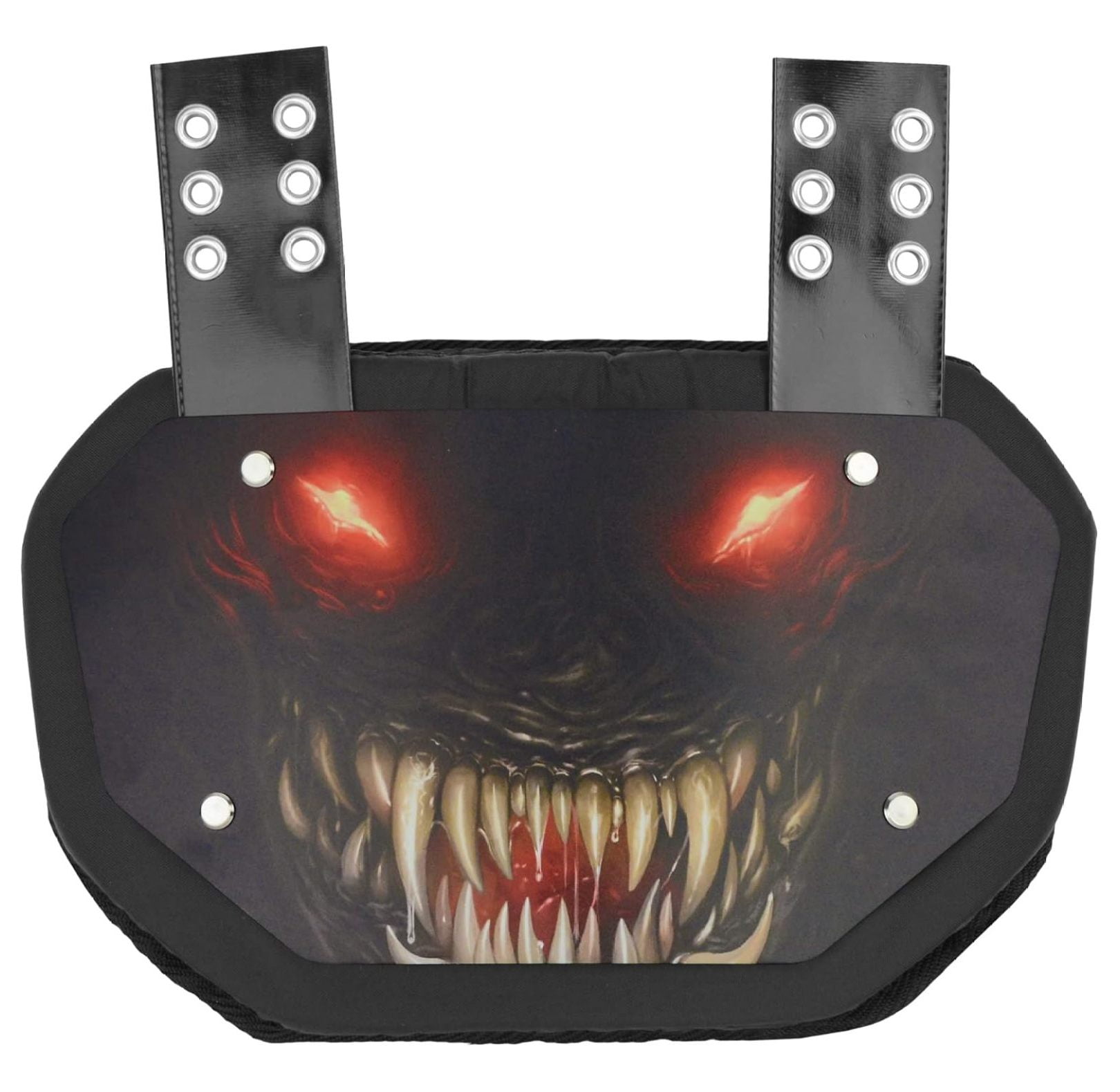Football Back Plate for Shoulder Pads - Universal Fit Lower Back Pad ...