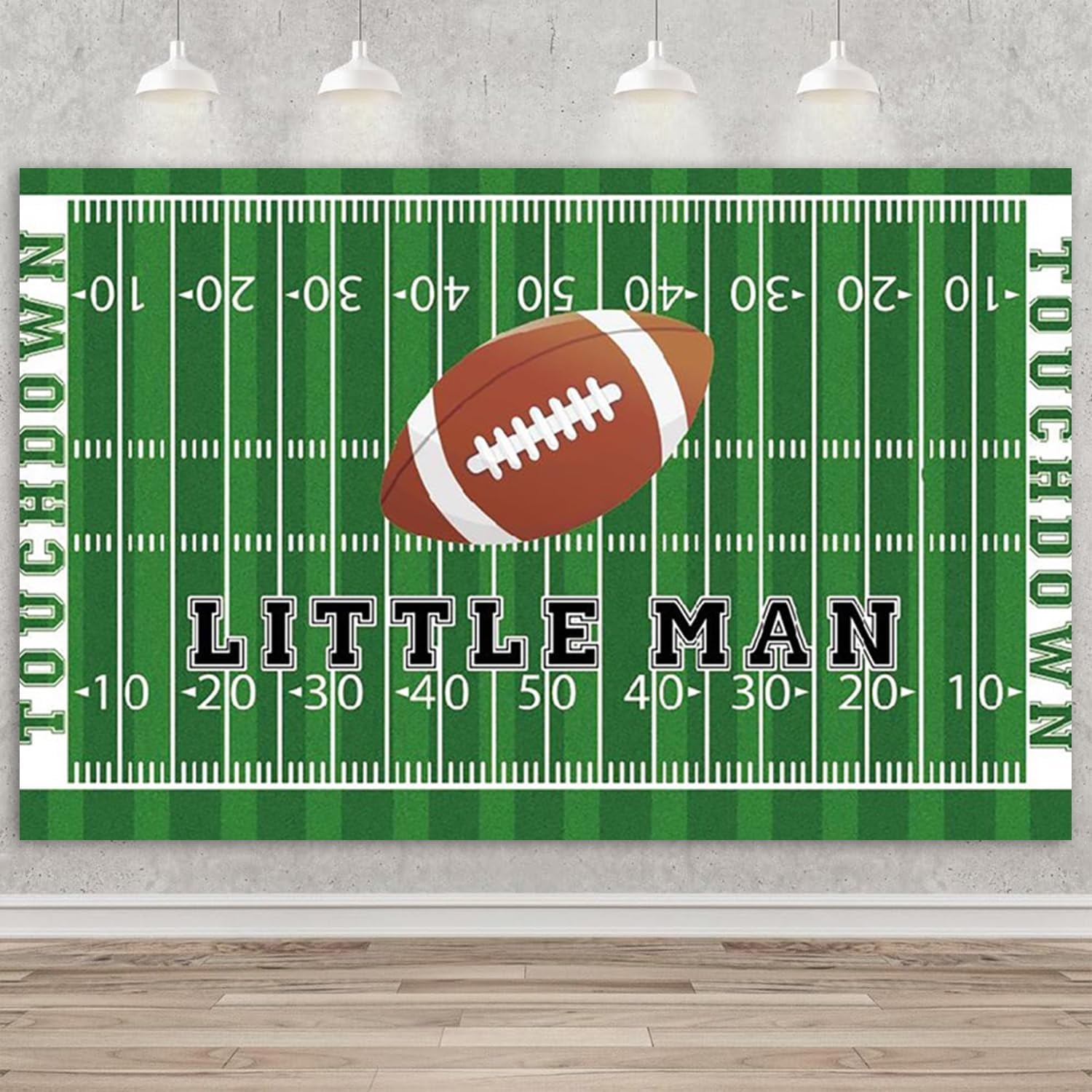 Football Backdrop Football Field Little Man Photography Background for ...