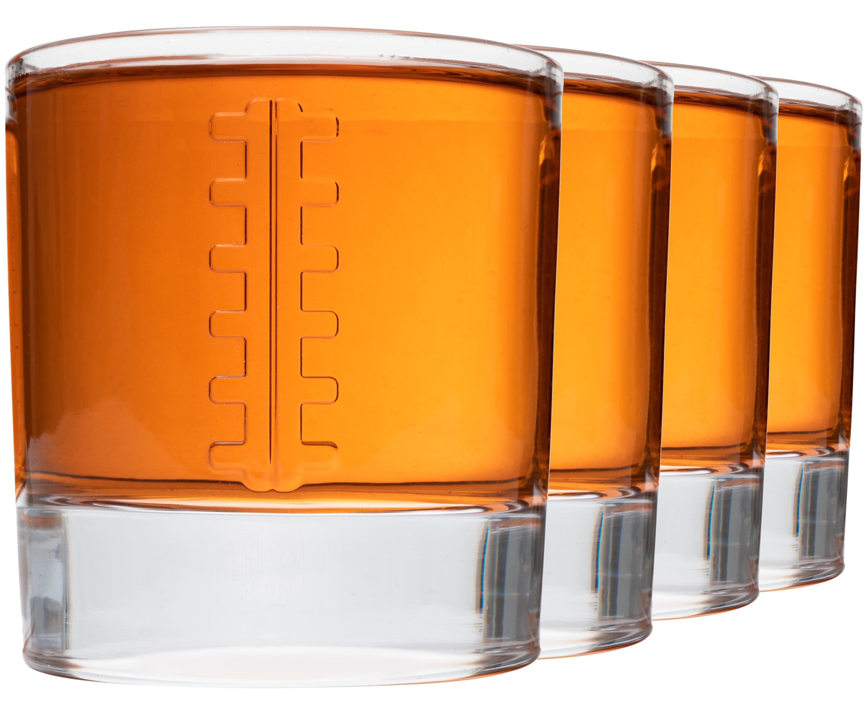 Football Ball Whiskey Glass Set of 4. Unique Gift for Men, Home Bar ...