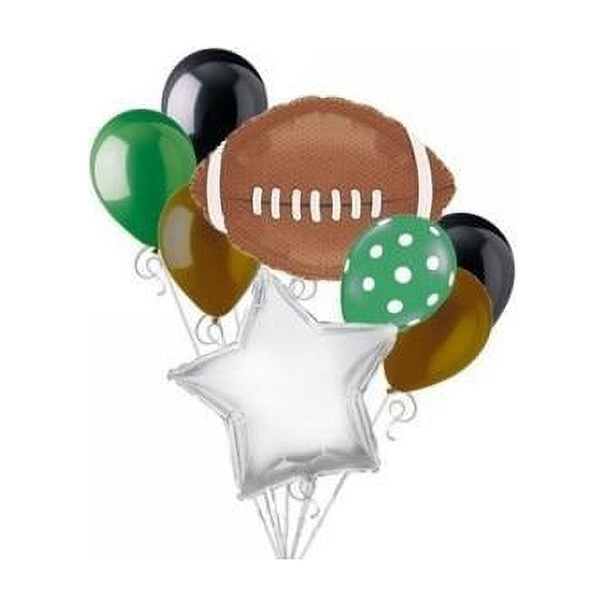 Football Balloon Bouquet Set - Sports Super Bowl Tailgate Party ...