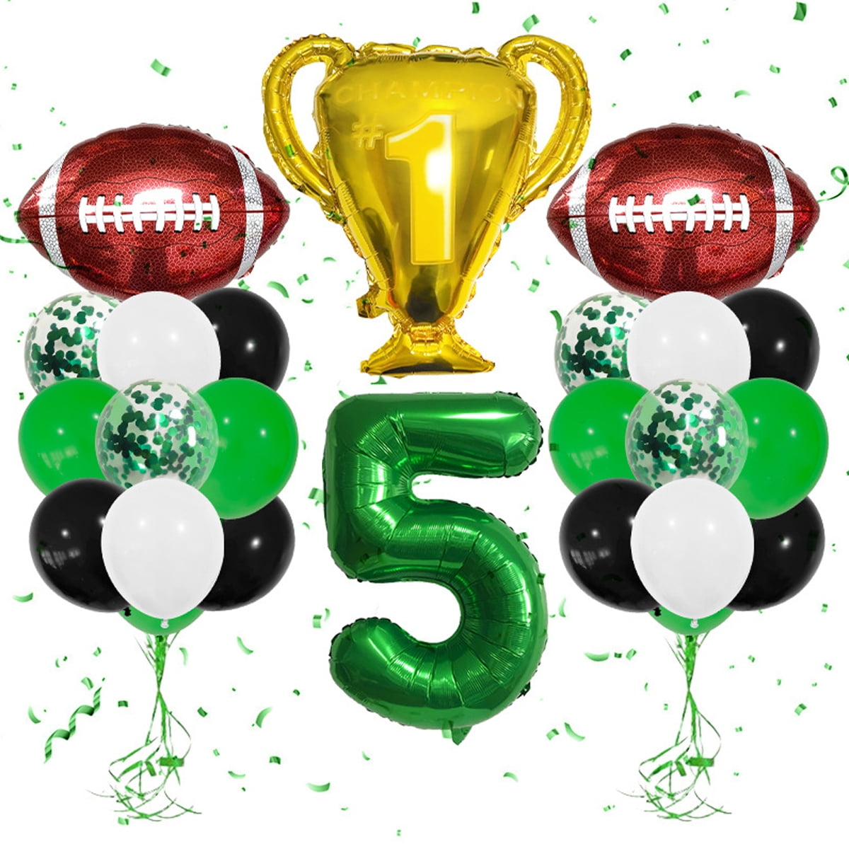 Football Balloons Set Football Birthday Party Decorations Football ...