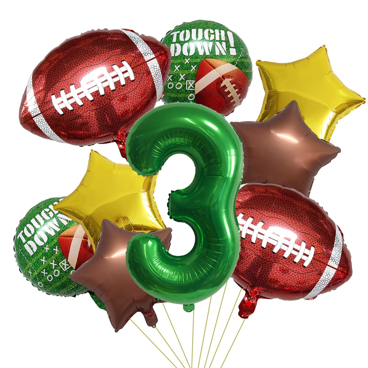 Football Balloons Set Football Birthday Party Decorations Football ...