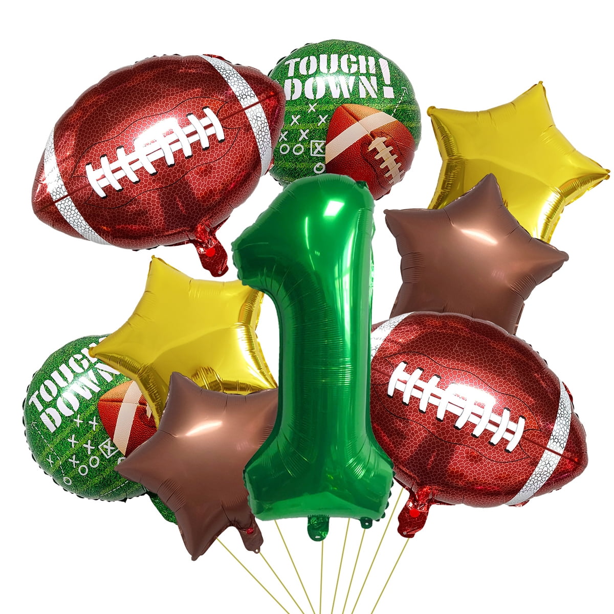 Football Balloons Set Football Birthday Party Decorations Football ...