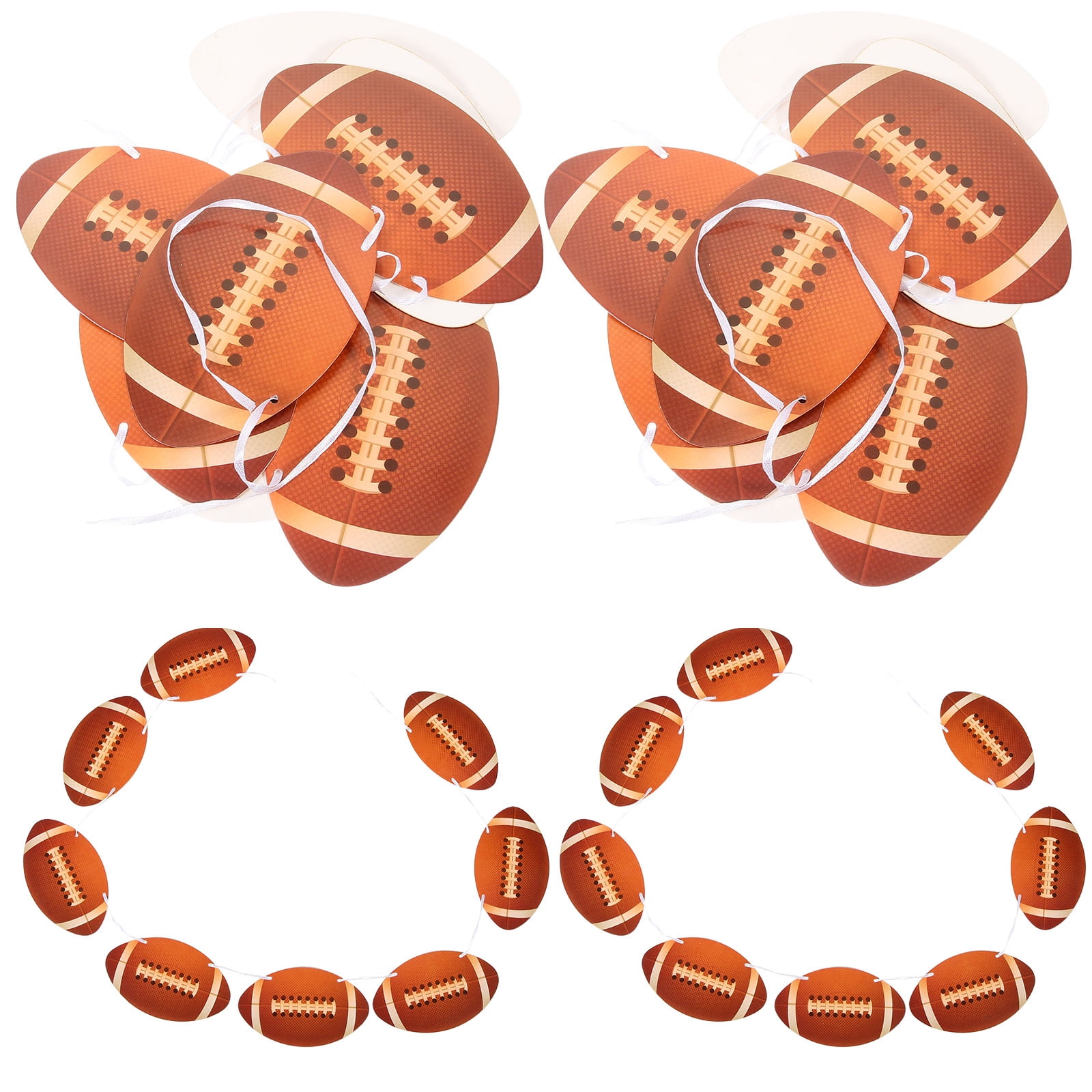 Football Banner Decoration Theme Bunting Birthday Party Pennant Soccer ...