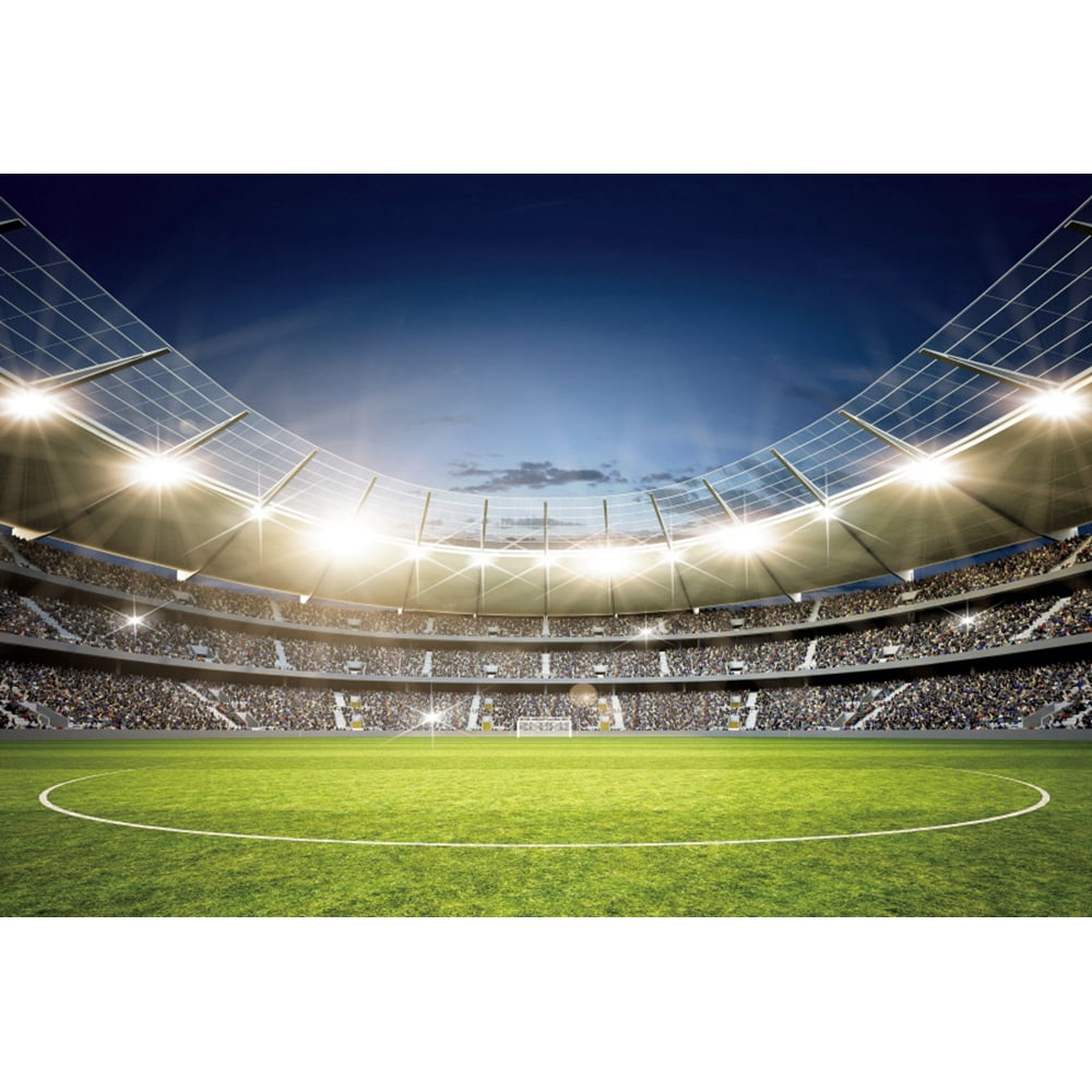 Football Birthday Backdrop Soccer Field Stadium Grassland Baby Boy ...