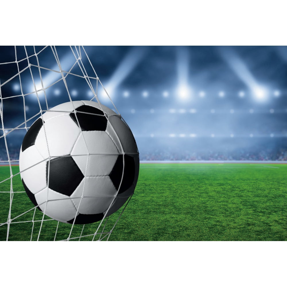 Football Birthday Backdrop Soccer Field Stadium Grassland Baby Boy ...
