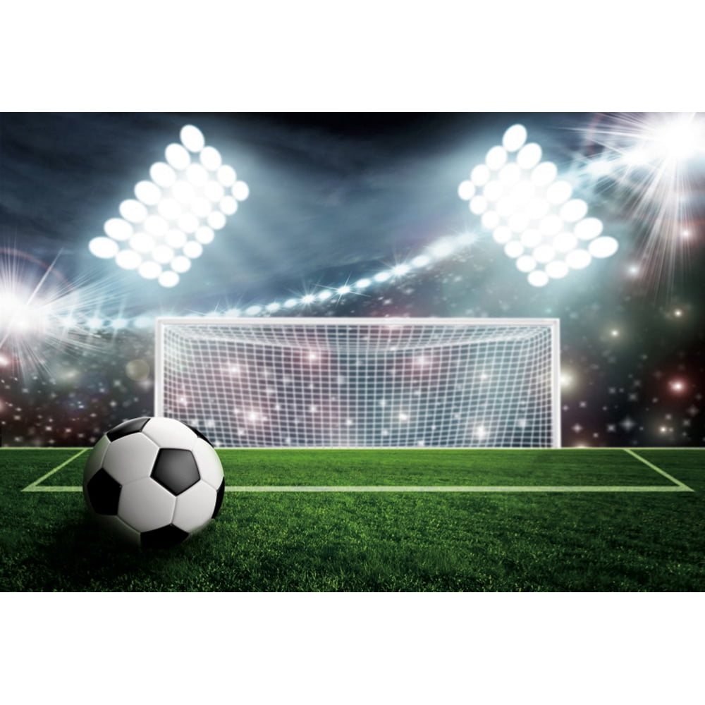 Football Birthday Backdrop Soccer Field Stadium Grassland Baby Boy ...