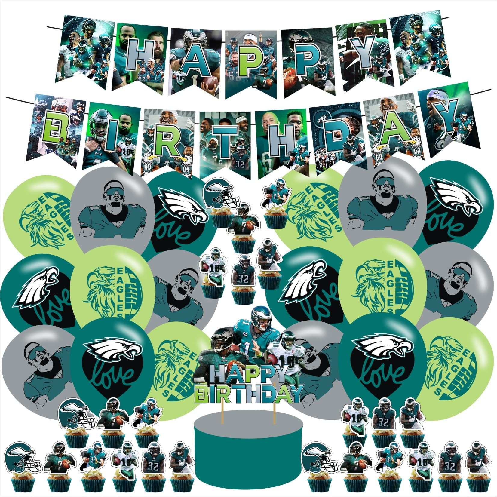 Football Birthday Decorations AJH3 Football Party Decorations Room ...