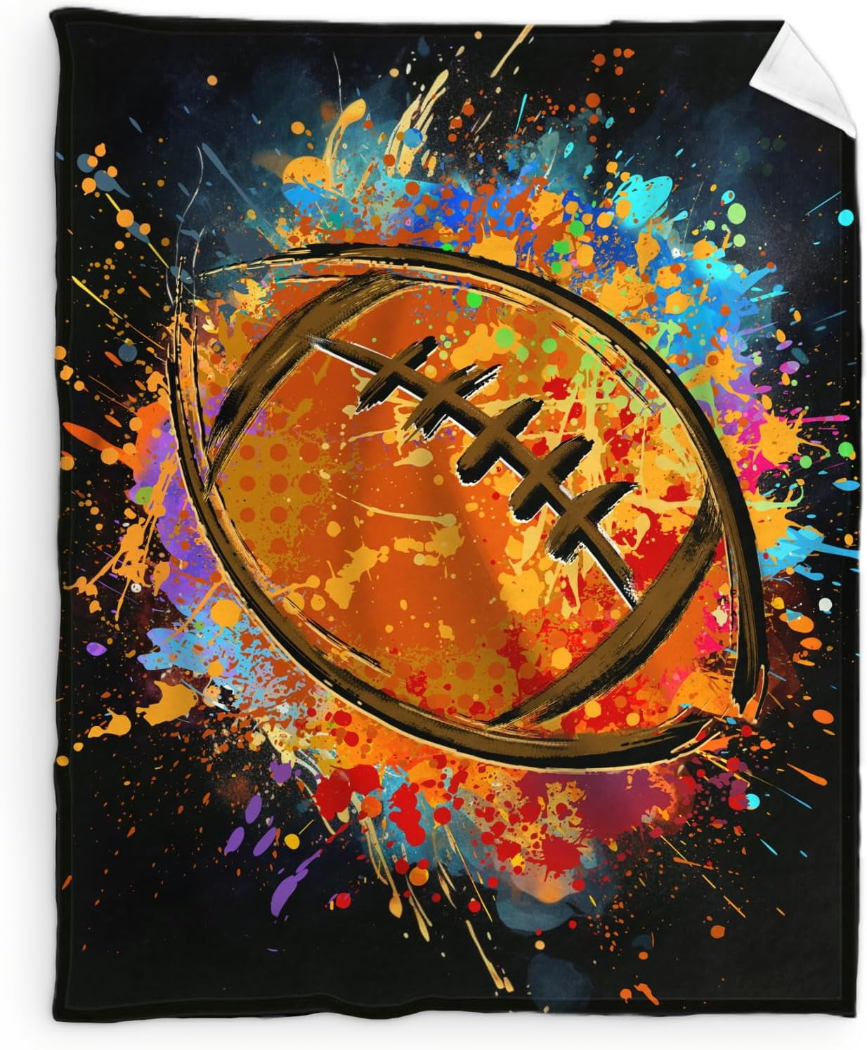 Football Blankets and Throws - 50x40 Inches Sport Throw Blanket for ...