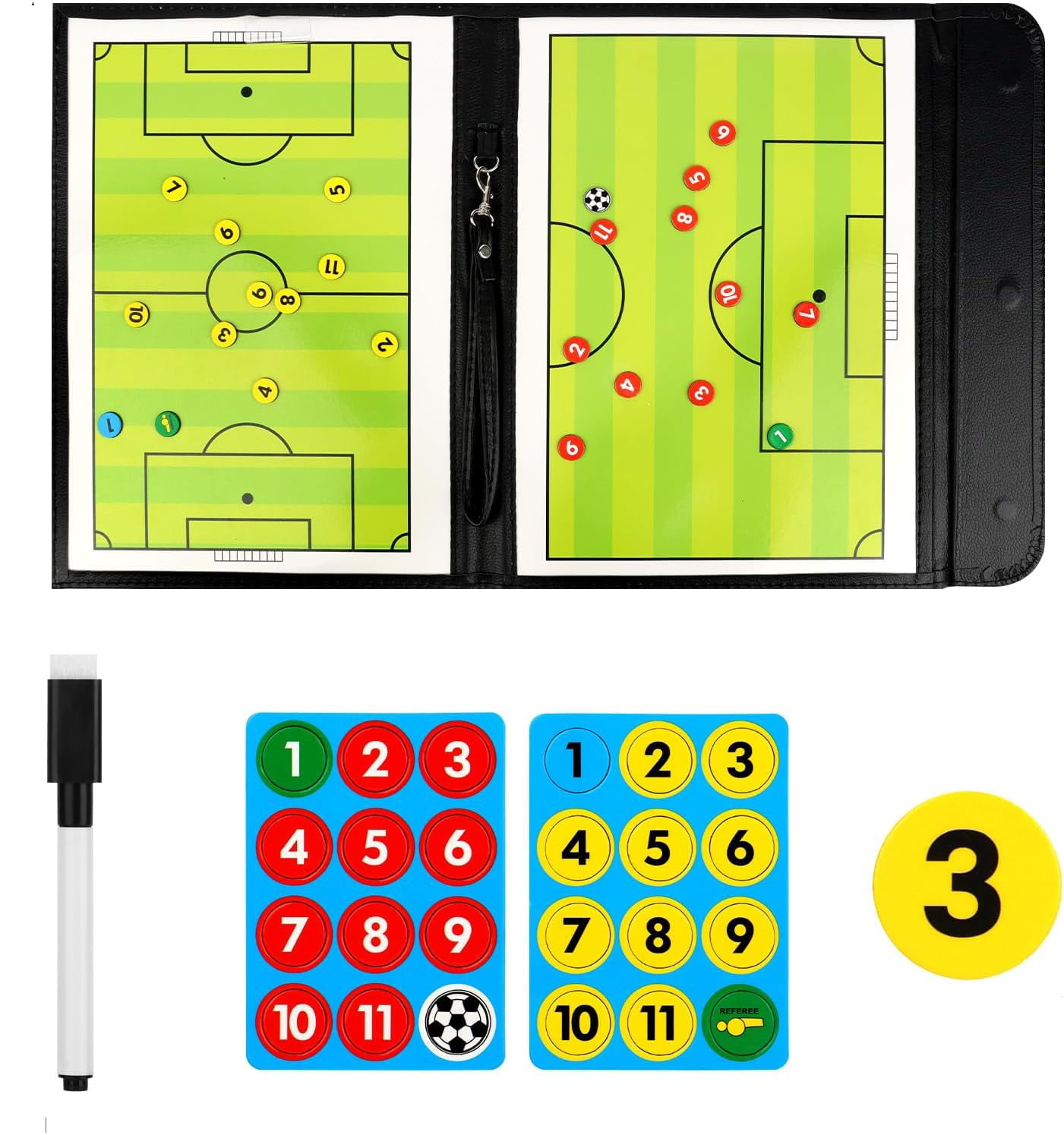 Football Board Game for Training Matches with Markers and - Strategic ...