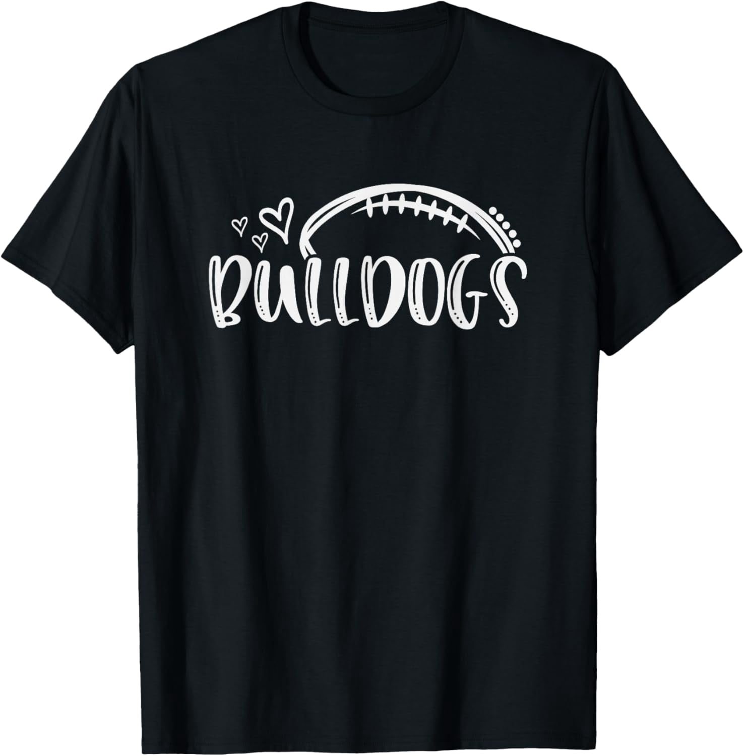 Football Bulldogs School Sports Fan Team Spirit T-Shirt - Walmart.com