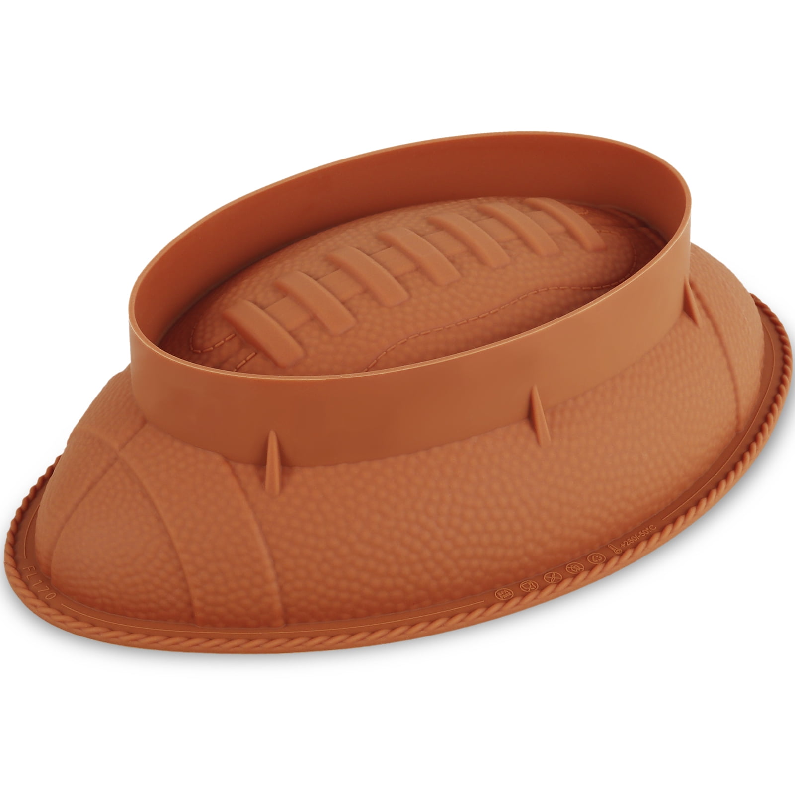 Football Cake Pan Silicone Football Cake Mold Nonstick Football Baking ...