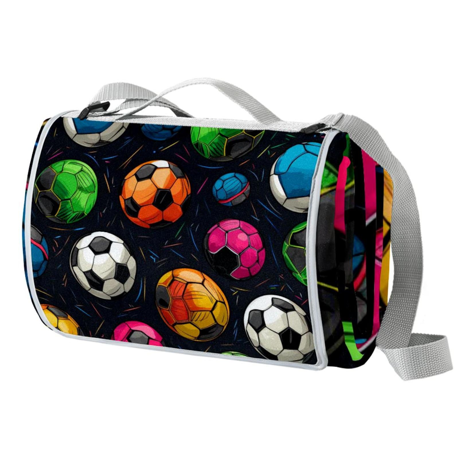 Football Canvas Picnic Mat Waterproof Outdoor Blanket with Carrying ...