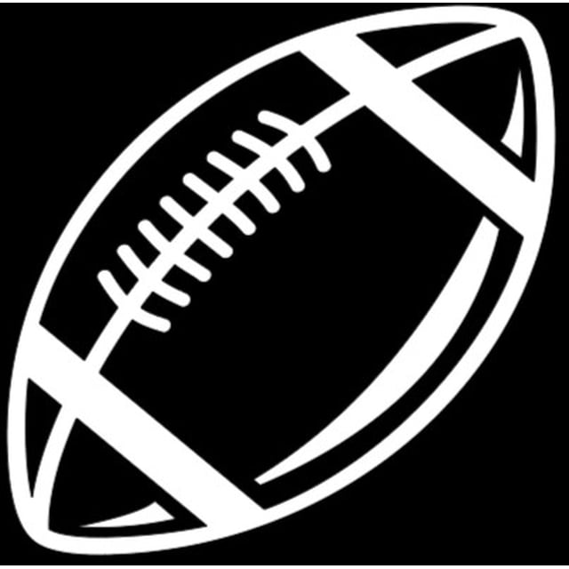 Football - Car Window - Premium Vinyl Decal/Sticker - Walmart.com